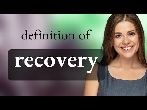 Recovery | RECOVERY definition