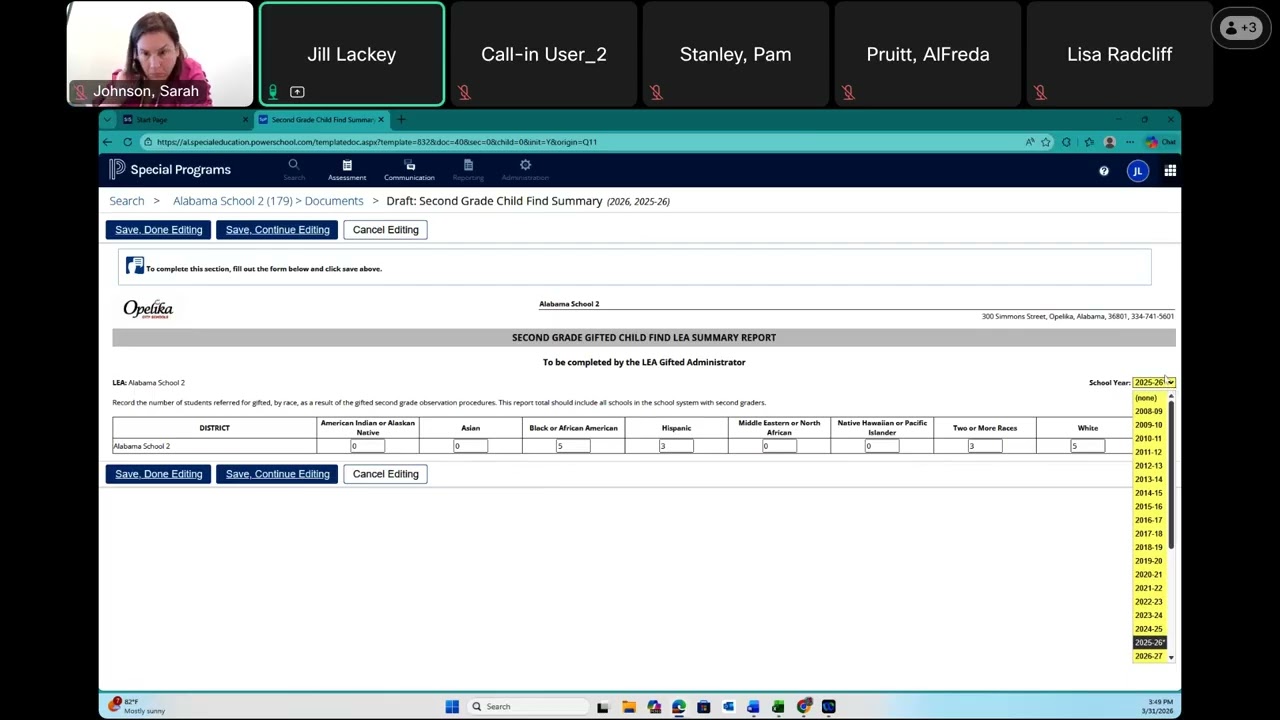 PSSP Gifted Reporting 2026 03 31