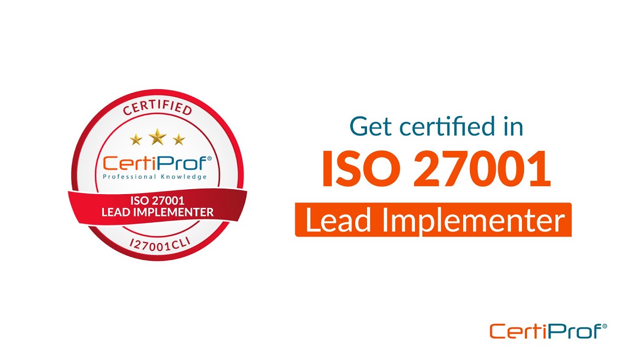 ISO 27001 Certified Lead Implementer | Certiprof
