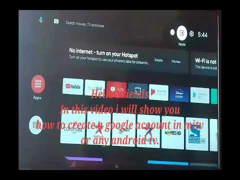 How To Add or Create A Google Account In Mi Tv Or any Android Tv#clashkrutant,#mitvorandroidtv