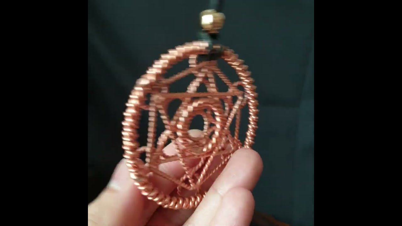 Metatron's Cube Tensor Ring Energy Pendant #shorts #etsysuccess