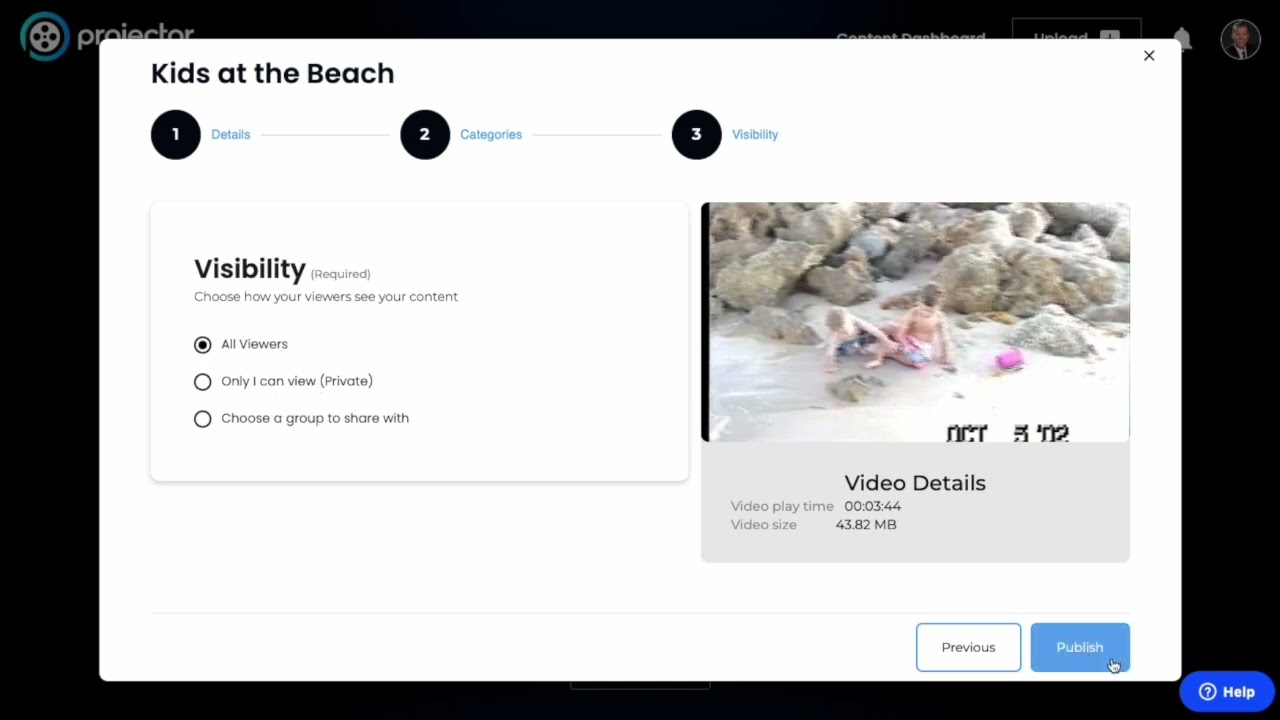 Tutorial 1. Uploading Videos