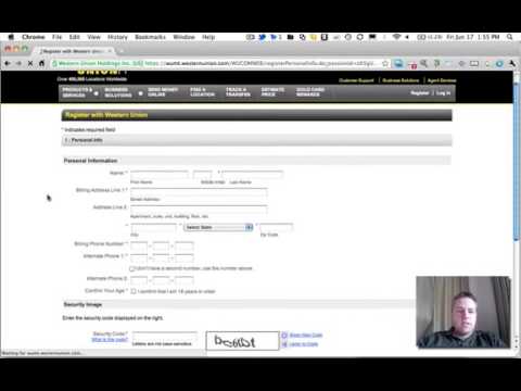 WesternUnion Registration