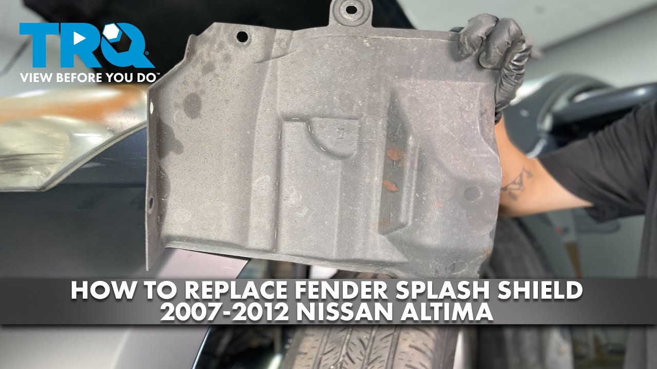 How to Replace Fender Splash Shields 2007-2012 Nissan Altima