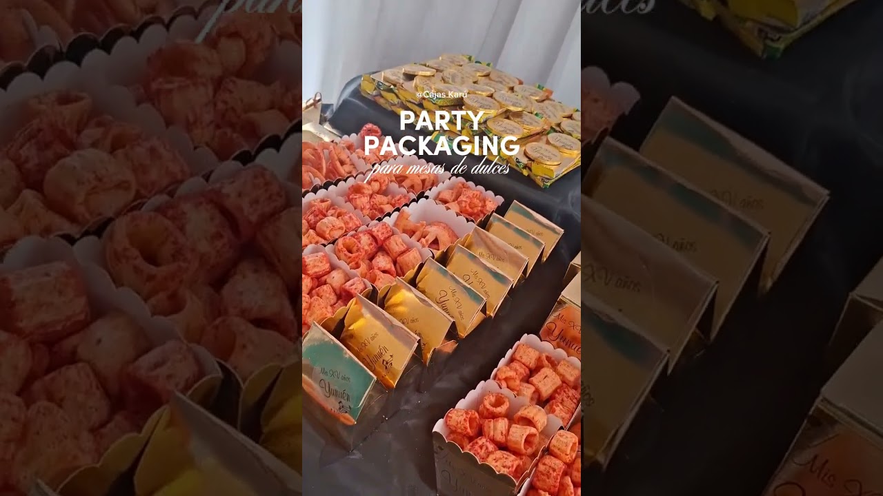 ¿Necesitas empaques y cajas para adornar tu mesa de dulces?📦🍭Nosotros somos fabricantes #empaques