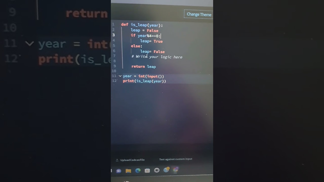 hackerrank question solution || code to know year is leap year or not in python ||Python #hackerrank