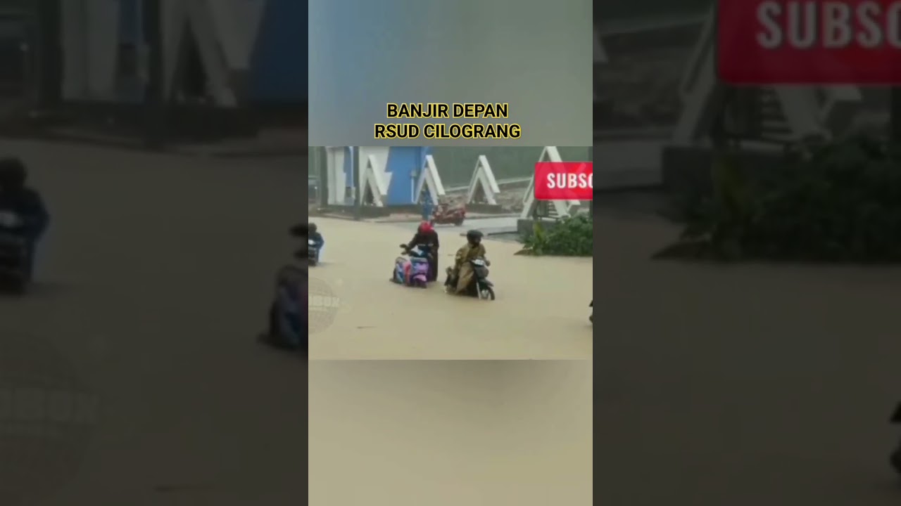 BANJIR DEPAN RSUD CILOGRANG#shorts