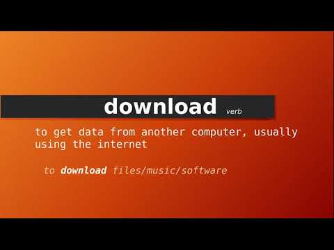download , Meaning of download , Definition of download , Pronunciation of download