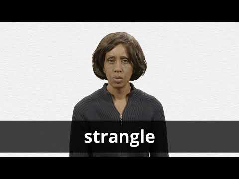 How to pronounce STRANGLE in American English