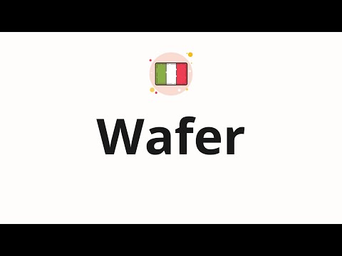 How to pronounce Wafer