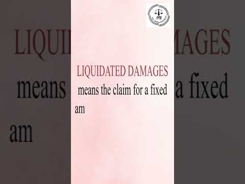 Meaning of the term Liquidated Damages | Adv Melisa Rodrigues