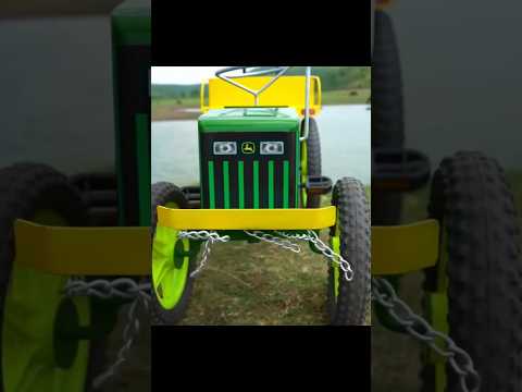 i unboxing a John deer 5405 mini tractor ki video #youtubeshort #nishudashwal #johndeere #unboxing