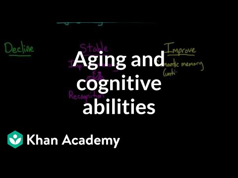 Aging and cognitive abilities | Processing the Environment | MCAT | Khan Academy
