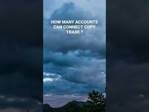 how many accounts can connect copy trades?