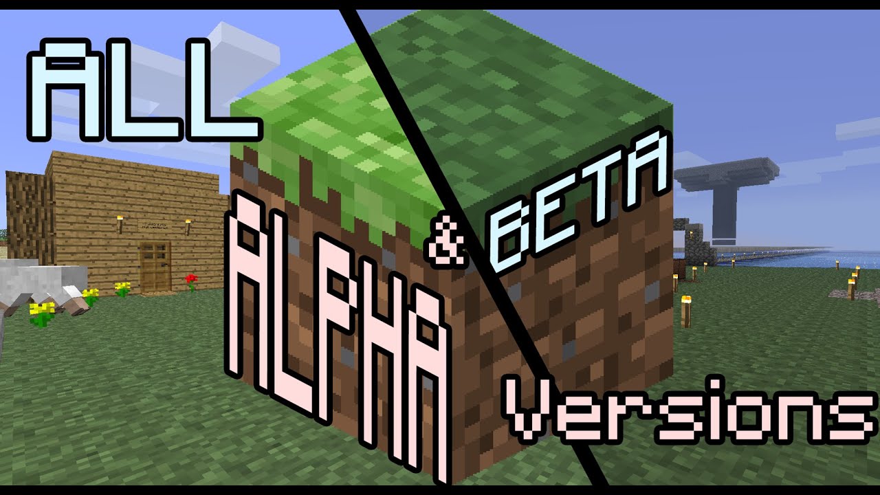 Playing Every Major Minecraft Update - Alpha and Beta