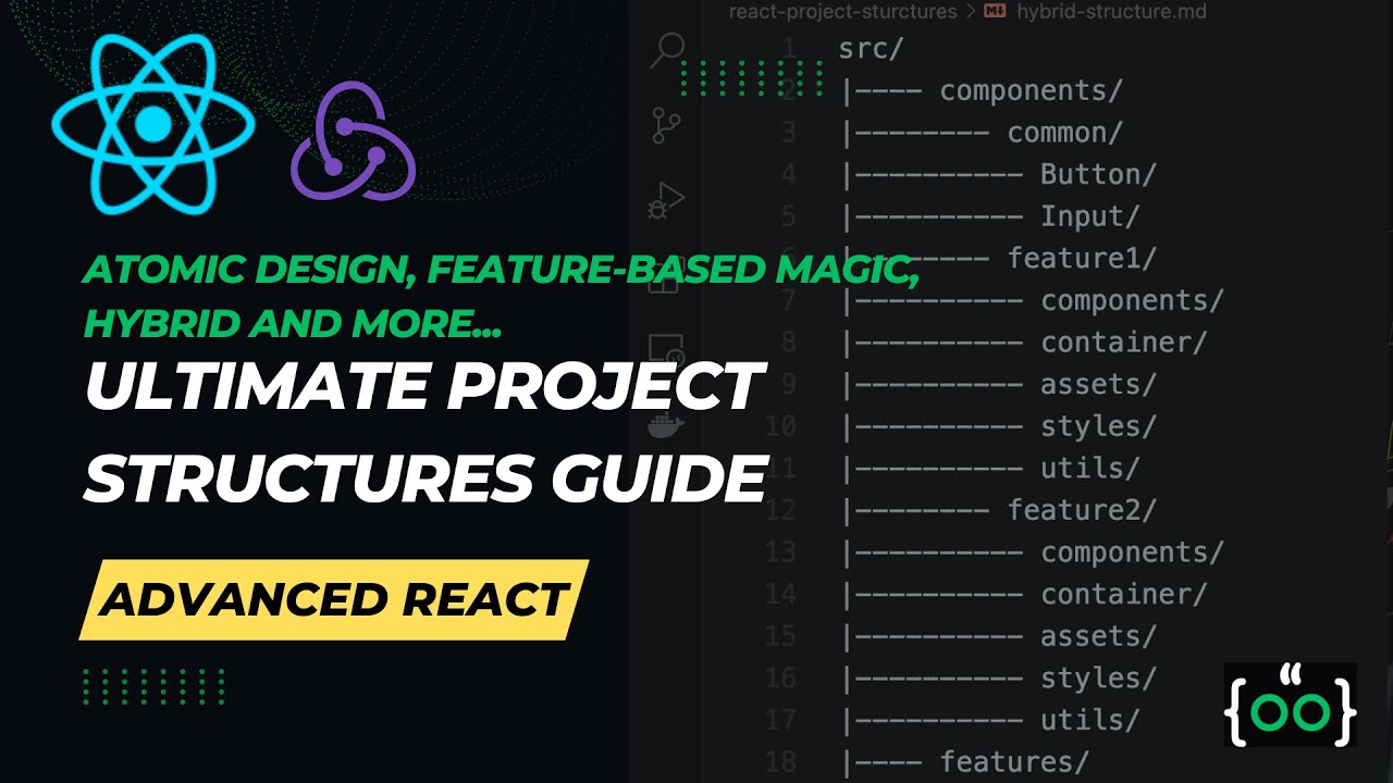 Ultimate React Project Structures Guide:  Feature-Based, Atomic Design, Hybrid and More