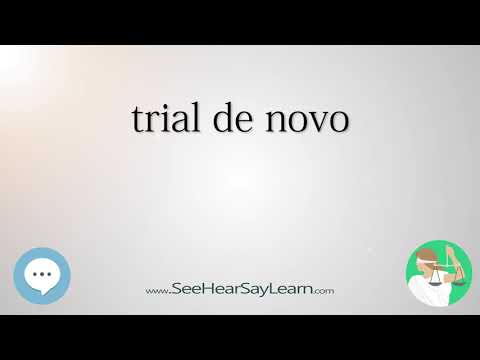 trial de novo 🔊