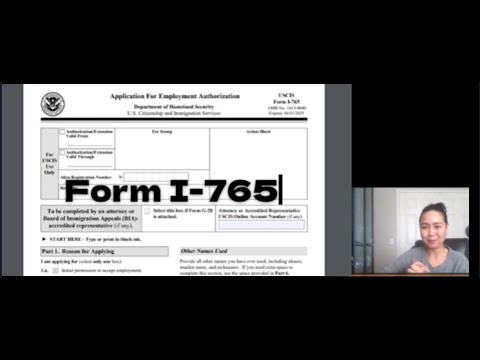 How to Fill Out Form I-765 Application for Employment Authorization/ Eligibility Category C(9)/AOS
