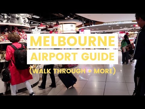 Melbourne International Airport Australia | FULL WALK THROUGH Melbourne Tullamarine Airport