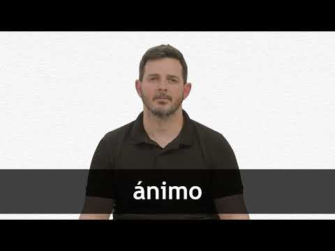 English Translation of “ÁNIMO” | Collins Spanish-English Dictionary