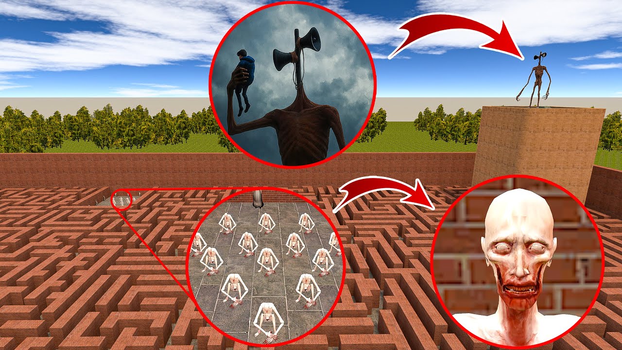 SIREN HEAD VS SCP 096 In Garry's Mod #50