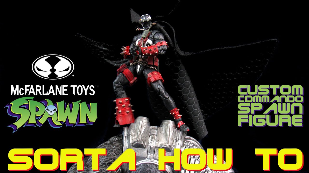 Customized McFarlane Mortal Kombat 11 Spawn Figure (Commando/Stealth Spawn) - Sorta How To