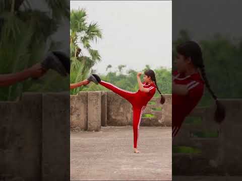Karate Girl Training Contact :- π9907729955 #shorts