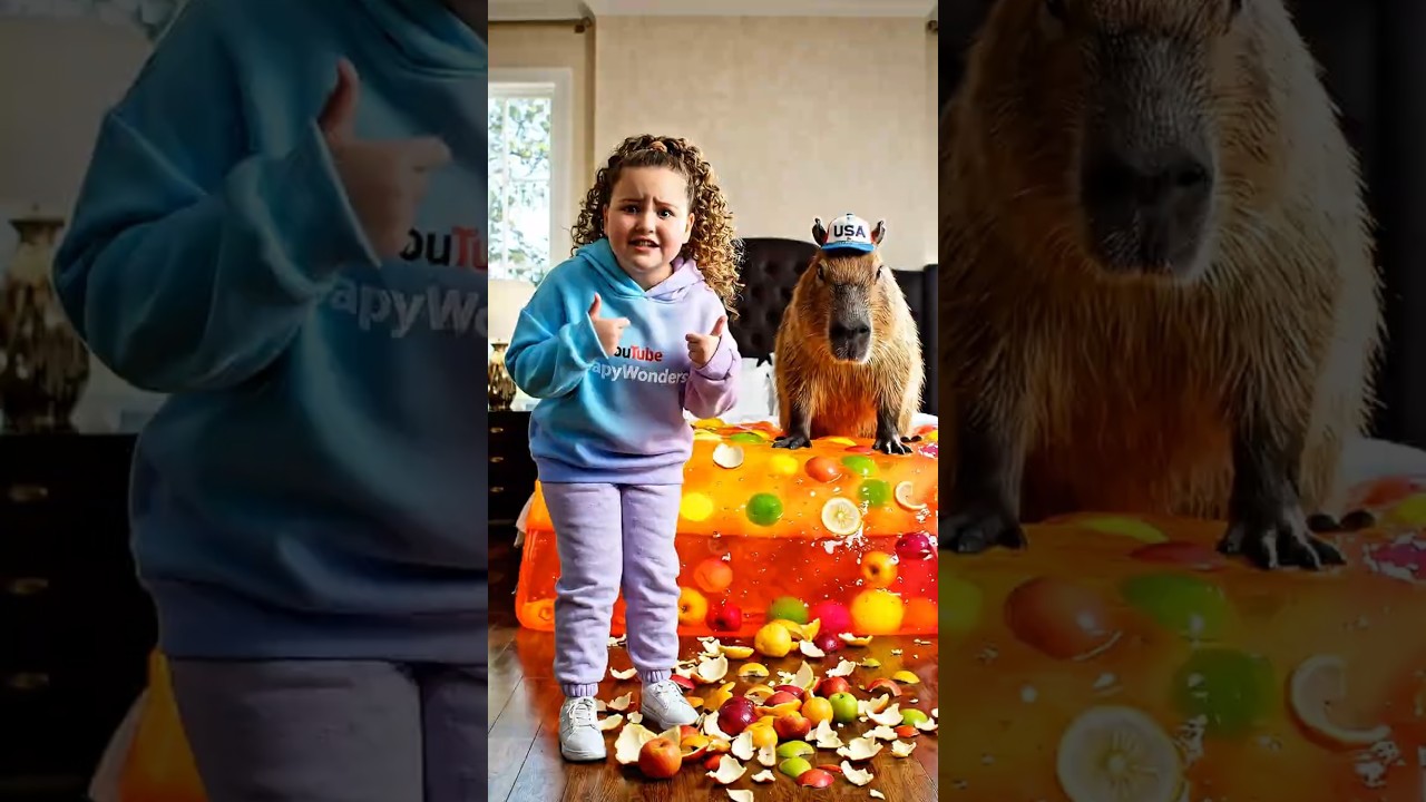 Capybara Gets Blamed for Max’s Jelly Bed… But the Truth Changes Everything! 😳 #capybara