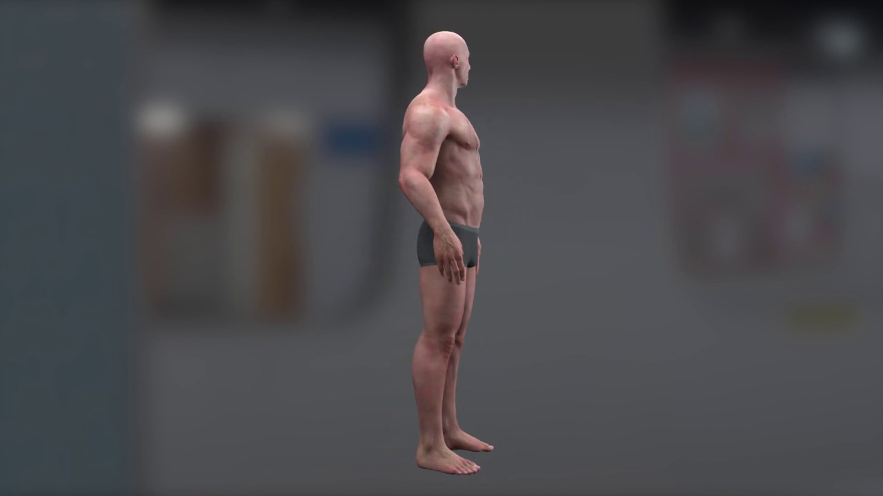 Realistic 3D Model - Turntable