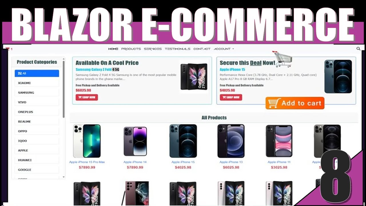 Part8️⃣| .NET 8 Blazor Wasm eCommerce with API - adding access token and role based Authorization🔐