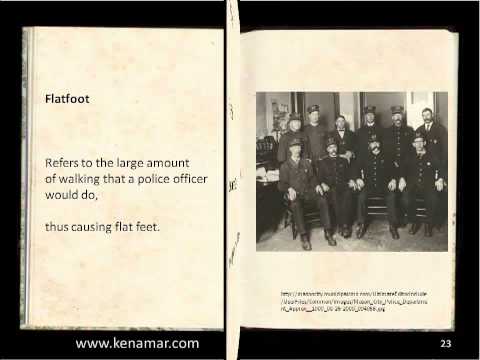 Police Slang Glossary