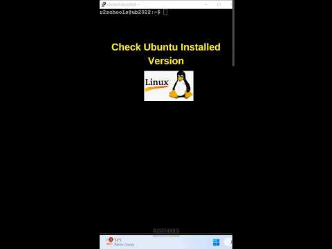 How to check Ubuntu Version installed | Find the installed Ubuntu Version #shorts #ubuntu #linux