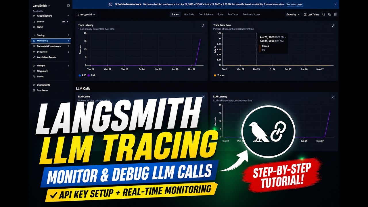 Monitor LLM Applications Using LangSmith | Step-by-Step Guide