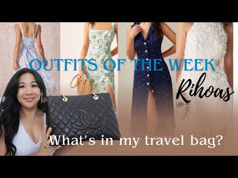 What’s in my Travel Bag? Chanel GST + OOTW Rihoas Haul! | Weekly VLOG