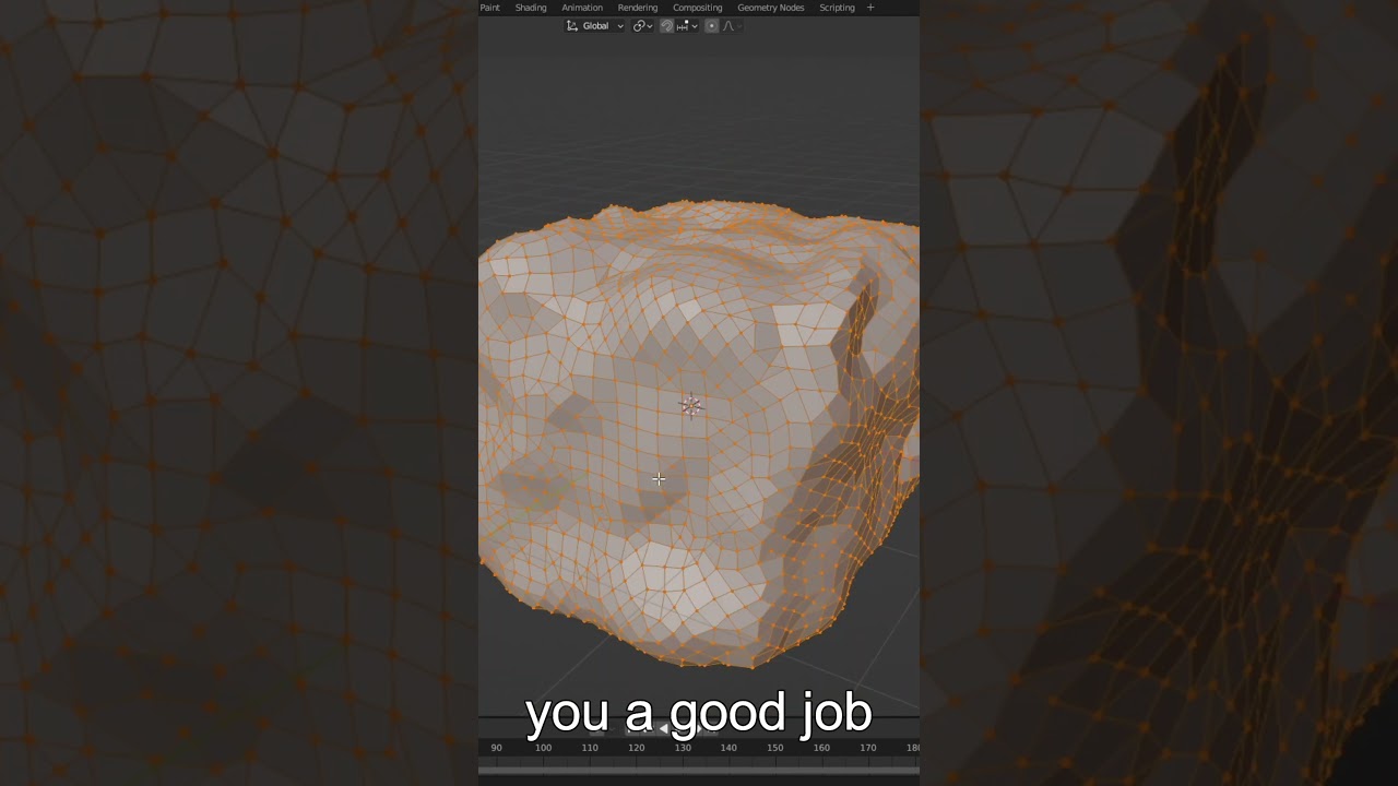 Convert triangle faces into Quad faces in blender