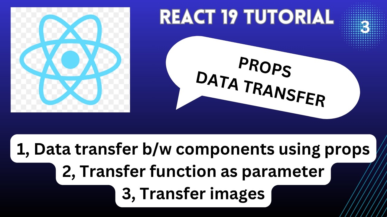 React JS Props | Transfer data between components using Props | ReactJs Tutorial Part -3