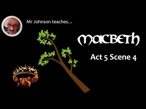 Macbeth Act 5 Scene 4 quick revision