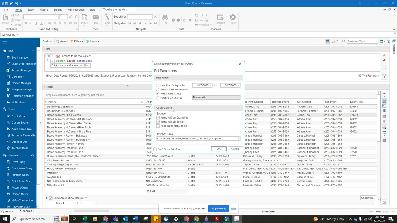 Pack List Tutorial #1 - Exporting Out of Caterease