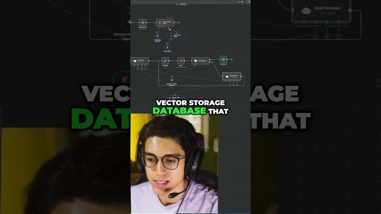 QDrant Vector Storage Full Explanation #n8n #aiagent