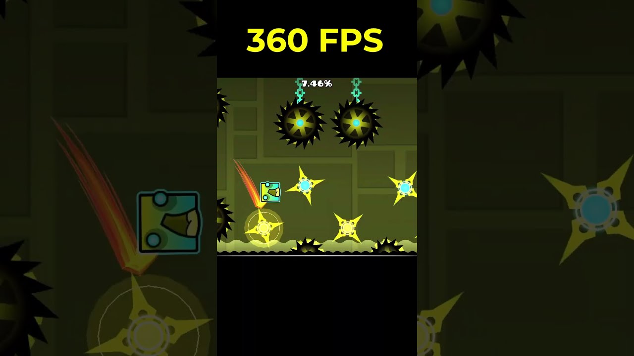Geometry dash from 2 fps to 1 MILLION FPS!