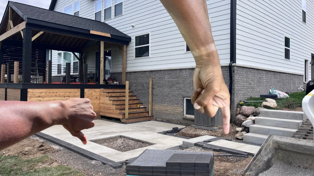 Why Concrete is Never Better Than Pavers! | Paver Patio Install at Lombardo Crystal Creek Michigan