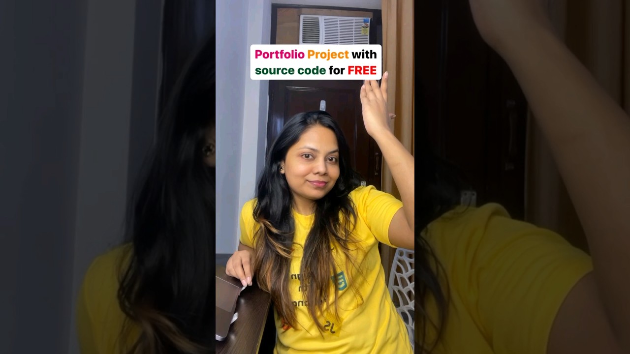 Portfolio Template with Source Code 🤩 #magicui #html #css