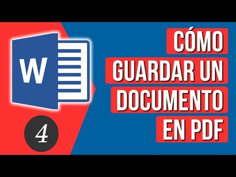 How to Save a Word Document to PDF