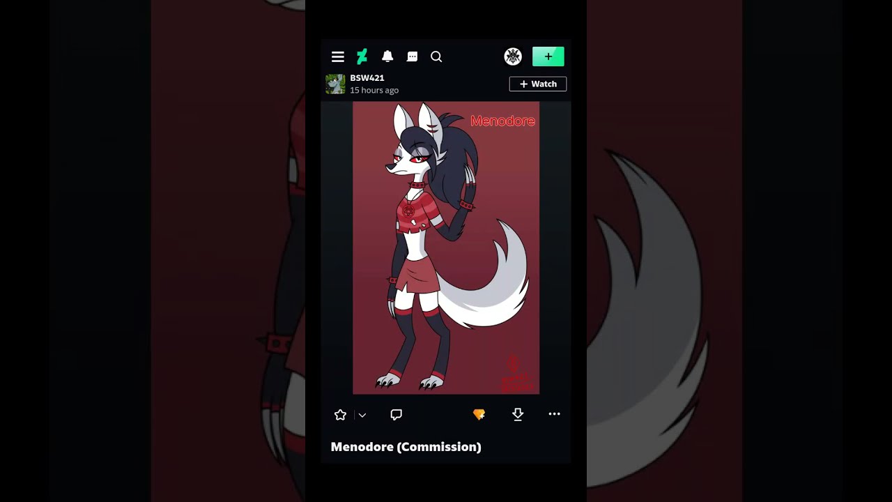 BSW421 (DeviantArt) - Menodore (Helluva Boss Commission)