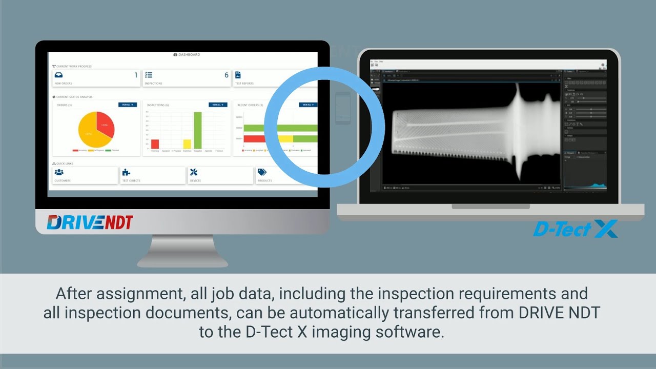 DRIVE NDT - the digital radiographic testing (RT) workflow