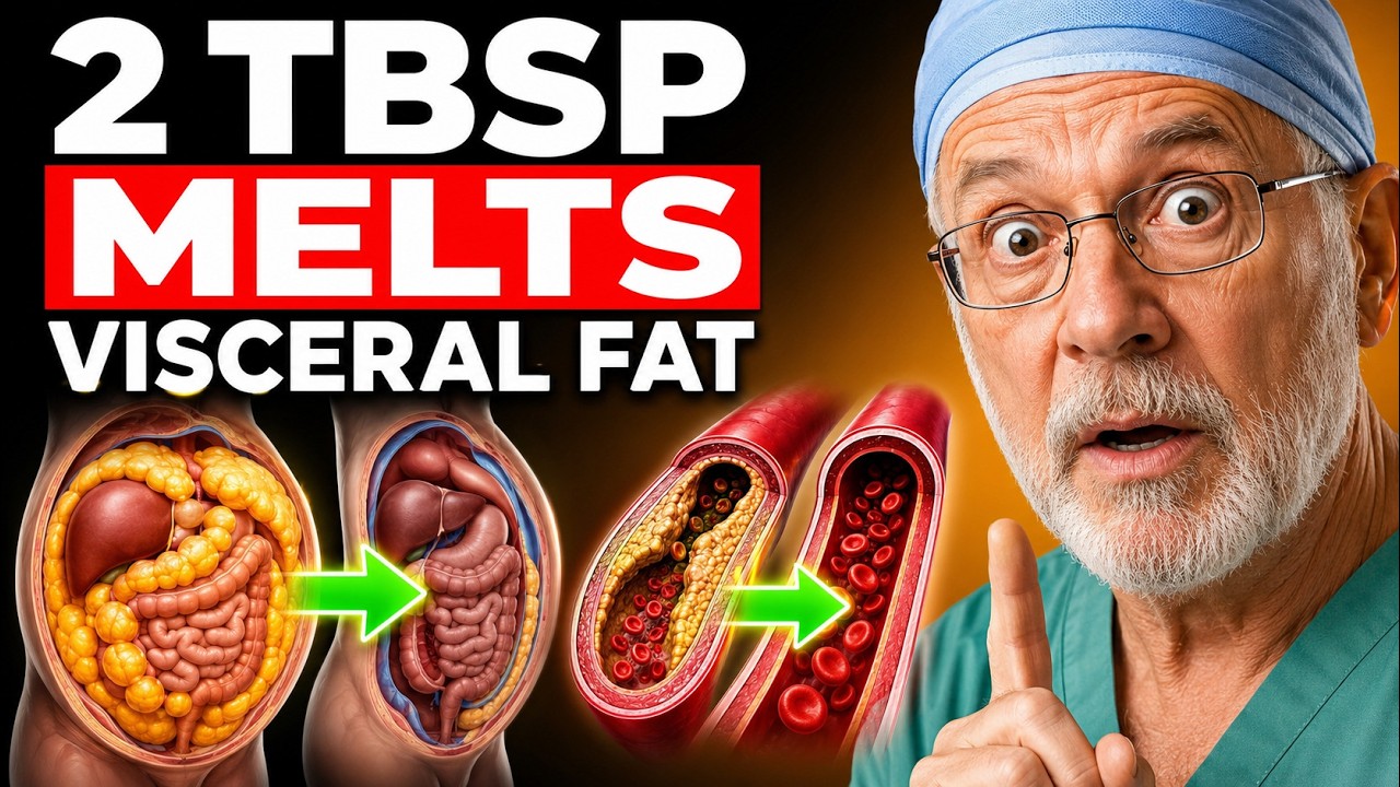 2 TBSP Of THIS Everyday FLUSHES Visceral Fat & UNCLOG Arteries!