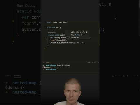 Nested Maps--Almost Like JSON #java #shorts