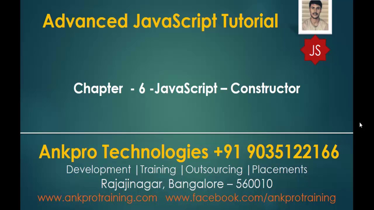 Advanced JavaScript - Chapter 6 - JavaScript - Constructor