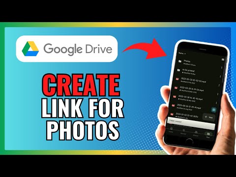 How To CREATE GOOGLE DRIVE LINK FOR PHOTOS ON MOBILE 2024!