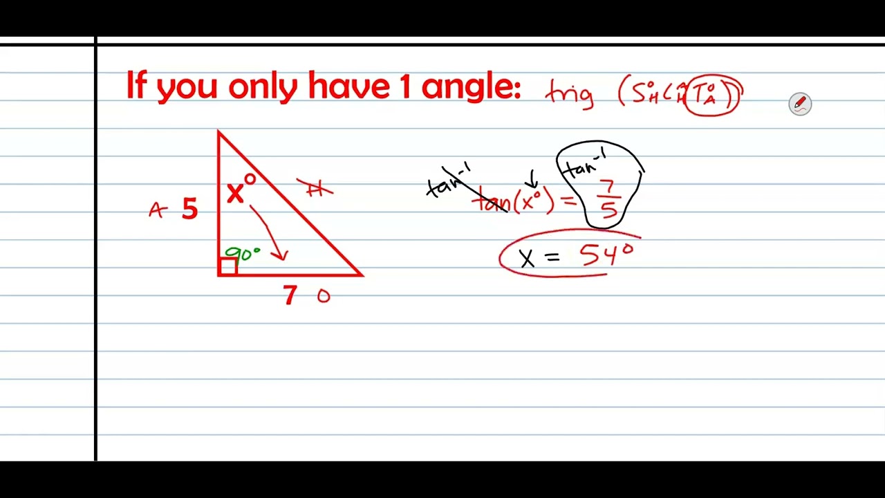 7.7 Notes - Solving Right Triangles